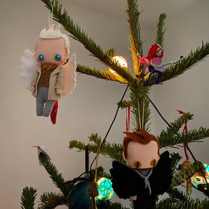 Good Omens Crowley and Aziraphale Ineffable Husbands Felt Toys for ...