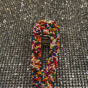 Rainbow Barrette, Sprinkle Jewelry Accessory, Rainbow Hair Clip, Hair ...