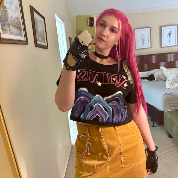 Mira Kpop Demon Hunter Hot Pink Straight Lace Front Wig Mira - Etsy