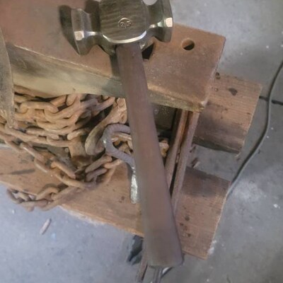 Blacksmith Hot Punch Rounding Hammer 2.2lb Square Punch - Etsy