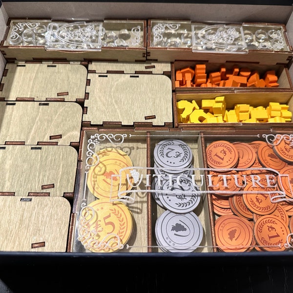 Gloomhaven Organizer With Forgotten Circles Expansion / Wooden Insert ...