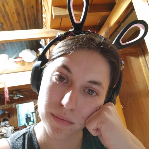 Mecha Cat Ears Accessory for Headset Headphones Cyber Robot Bunny ...