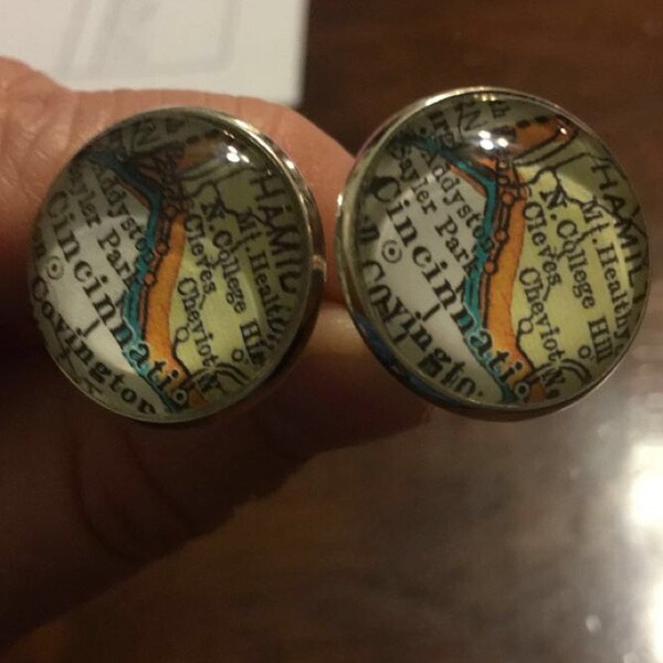 Custom Map Jewelry You Choose Worldwide City Location Map Pendant ...