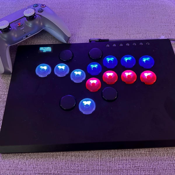 DIY Leverless All Button Controller Case for Sanwa and Similar Buttons ...