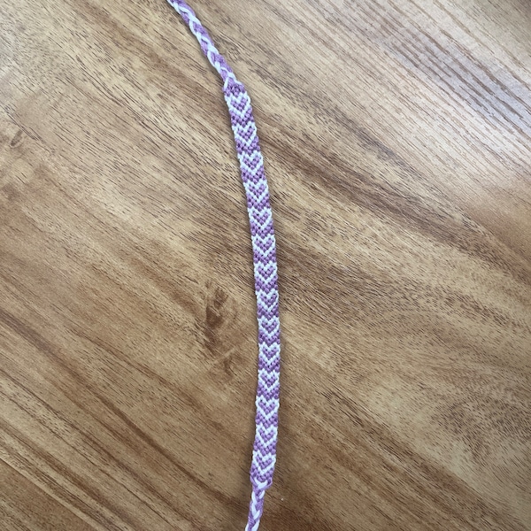 Personalized Heart Friendship Bracelet: Woven Cotton Retro Bracelet - Etsy