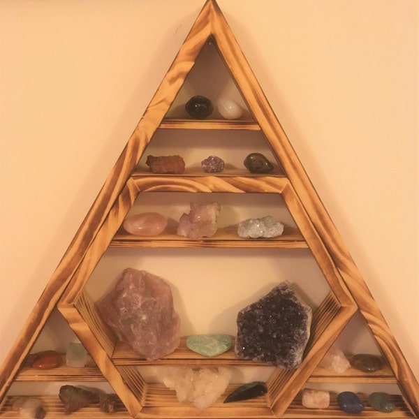 Hexagon/triangle Display Shelf - Etsy