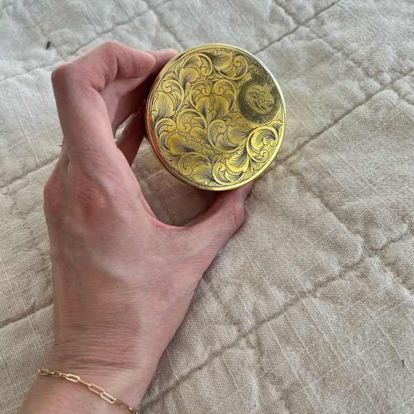 Hand Engraved Copper Dip Can Set, Personalized Initial Gift for Him ...