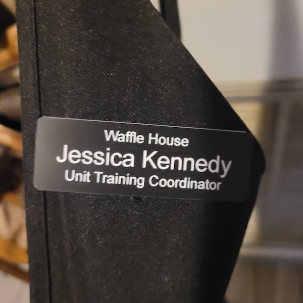 Personalized Name Badges, Name Tags, ID Tags. Laser Engraved UV Rated ...