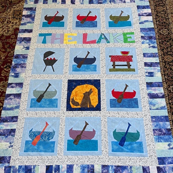 ALPHABET LETTERS Paper Pieced Block Patterns in PDF - Etsy