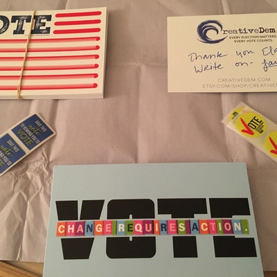 Vote Patterns - Etsy
