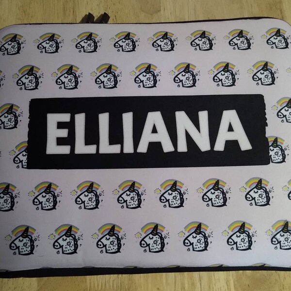 Girls Chromebook Case for Kids, Personalized Laptop Sleeve, College ...