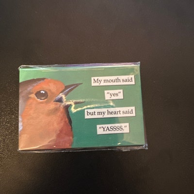 Yelling Set of 8 Thank You Cards Bird Thanks Stationery Gift Mincing ...