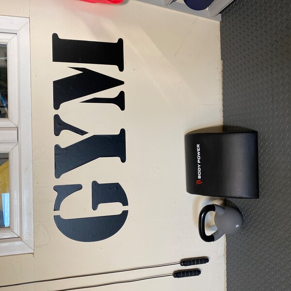 The Gym Quote Wall Sticker Art Home Decal Wallart Inspiration Gym ...