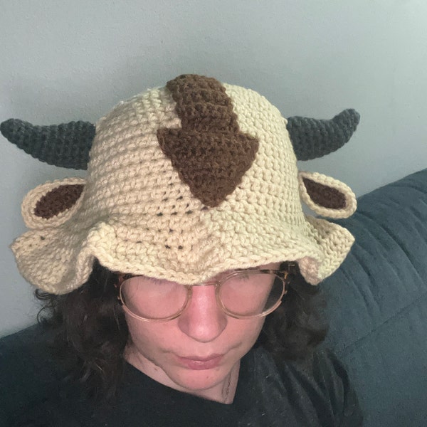 Crochet Appa Bucket Hat | Avatar the Last Airbender Hat | Handcrafted ...