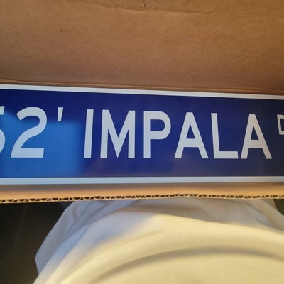 Impala, Chevrolet Impala Sign, Chevrolet Impala Gift, Chevrolet Impala ...