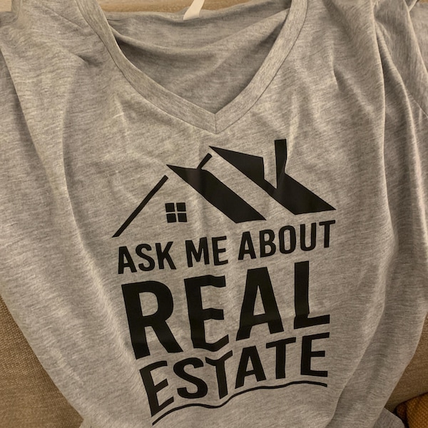 Real Estate Agent Shirt, Funny Real Estate Shirt, Ask Me About Real ...