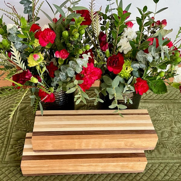 Beautiful, Large Handmade Wooden Keepsake Box With Live Edge Black ...