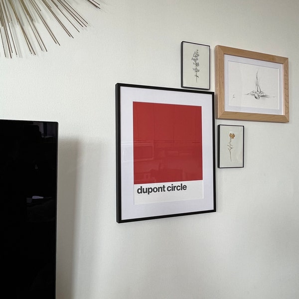 Chicago L Subway Map / CTA / Minimal Poster Print / Subway Style Wall ...