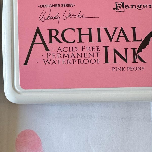 Stamp Ink Pad, Ranger Archival Dye Rubber Stamp Ink, Available in 30 ...