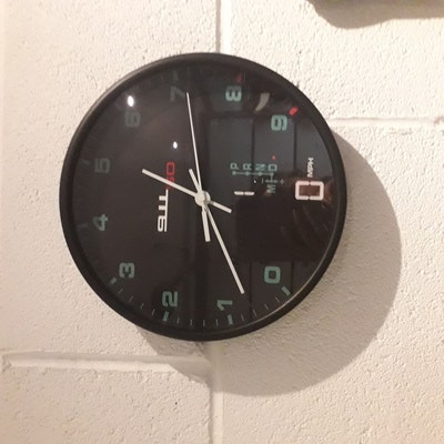 Ferrari Inspired Gray Tach Wall Clock Christmas - Etsy