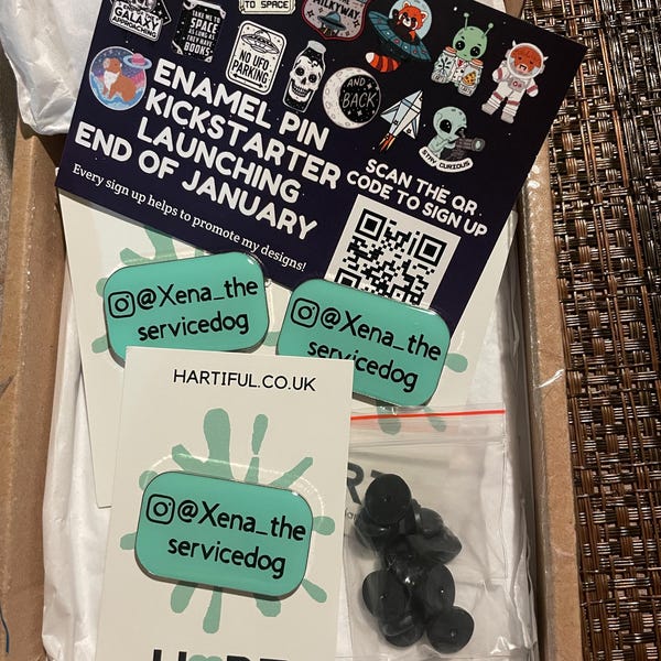 Personalised Design Your BIG Rectangle Enamel Pin | Customised Pin ...