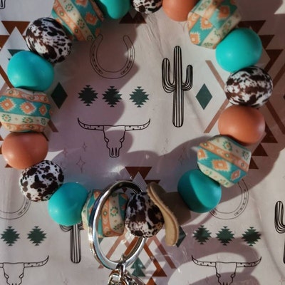 Cow Print Pacifier Clip, Western Silicone Pacifier Clip, Pacifier ...