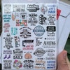 100 MINI Weather/fade Resistant Random Retro Valentines Day Sticker ...