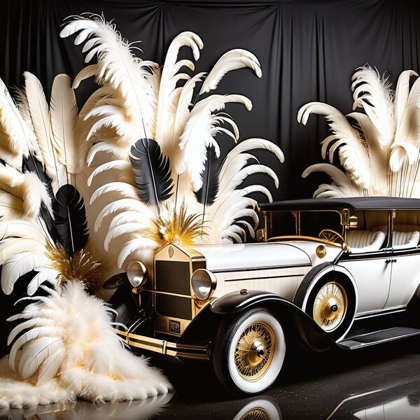 Elegant White & Gold Arch Digital Photography Backdrop, Baroque Style ...