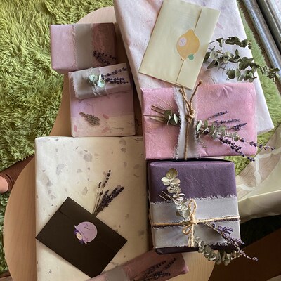 Banana Fibre Natural Mulberry Paper Recycle Gift Wrapping - Etsy