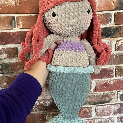 The Original Merbabies Amigurumi Pattern, Crochet Merbaby Plushie ...