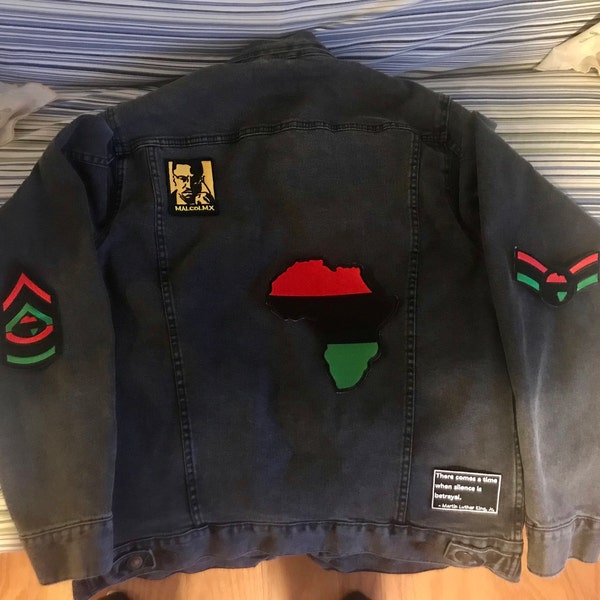 RBG Patches - Red Black and Green Iron on Patches - Pan African ...