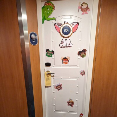Monsters Inc. Disney Inspired Cruise Door Magnets/ Boo, Sullivan, Mike ...