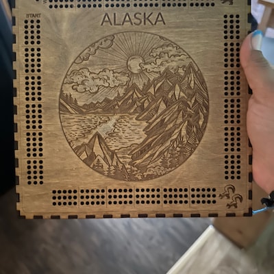 Personalized Square Cribbage Boards With Storage - Etsy