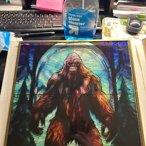 Dandelion Stained Glass Window Cling Dandelion Window Film Suncatcher ...