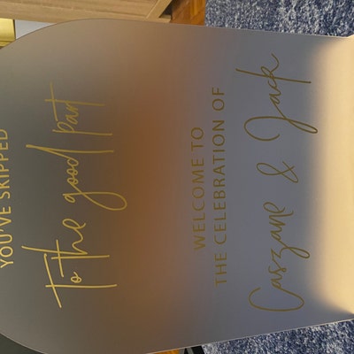 Arched Acrylic Blank and Wooden Base Blank Sign A6 A5 A4 Craft Blank ...