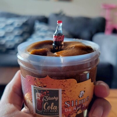 Dracula's Candy Apple Cracking Slime thick & Glossy Slime DIY Clay ...