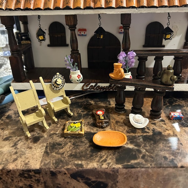 CLASSIC Colombian Balcones, Casita Hispanic Wall Decor, Latin Ceramic ...