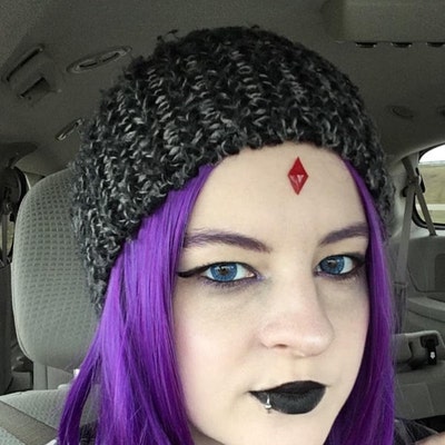 Forehead Gem, Earring Gem, Flat Back Jewel, Raven, Cosplay, Costume ...