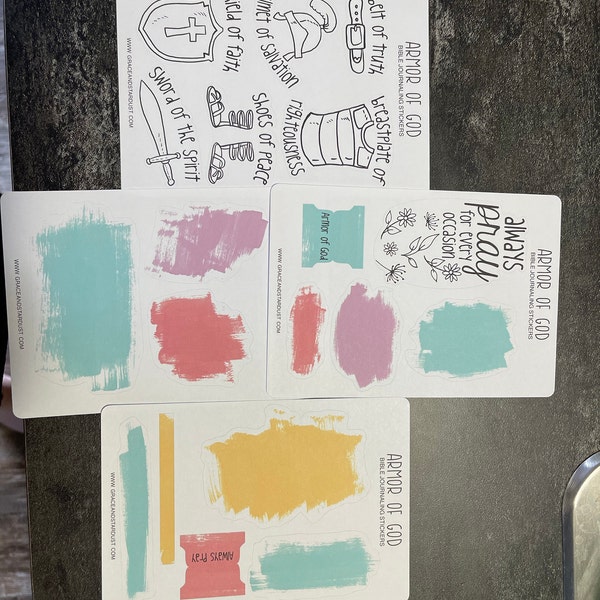 Bible Journaling Printable Stickers | God’s Creation Stickers | in the ...