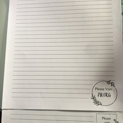 JW Letter Writing Bundle Printable Writing Paper Ministry - Etsy