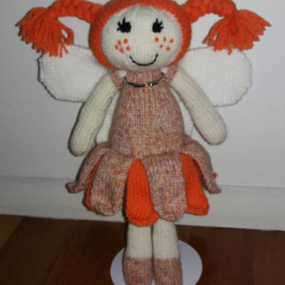 Patons Knitting Patterns 4 Fairy Dolls, Dolls to Knit, Baby Knitting ...