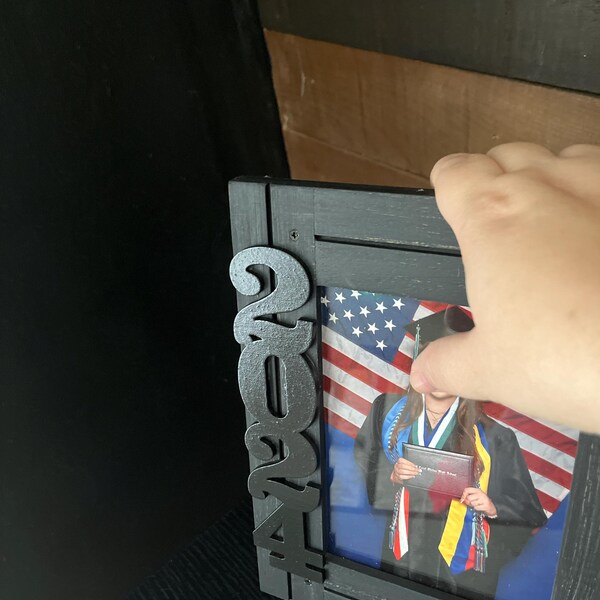 2024 Vertical Wood Cutout, Laser Cut Wooden Graduation Shapes, 2024 ...