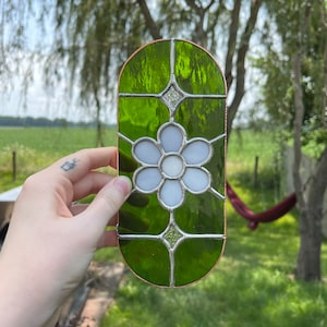 Modern Minimalist Boho Stained Glass Pattern Stained Glass - Etsy UK