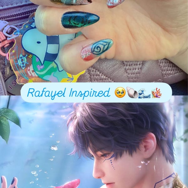 ZAYNE (love and Deep Space) Press on Nails - Etsy