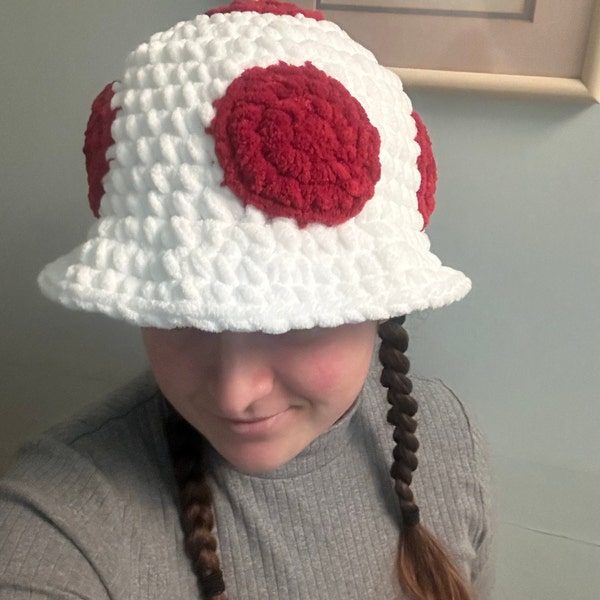 Crochet Puffy Toad Mushroom Bucket Hat - Etsy