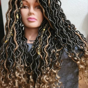 Faux Locs Synthetic Goddess LONG Lace Salt N Pepper Closure W Baby ...
