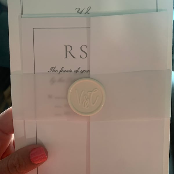 Translucent Vellum Belly Bands, Clear Vellum Band for 5 X 7 Invitations ...