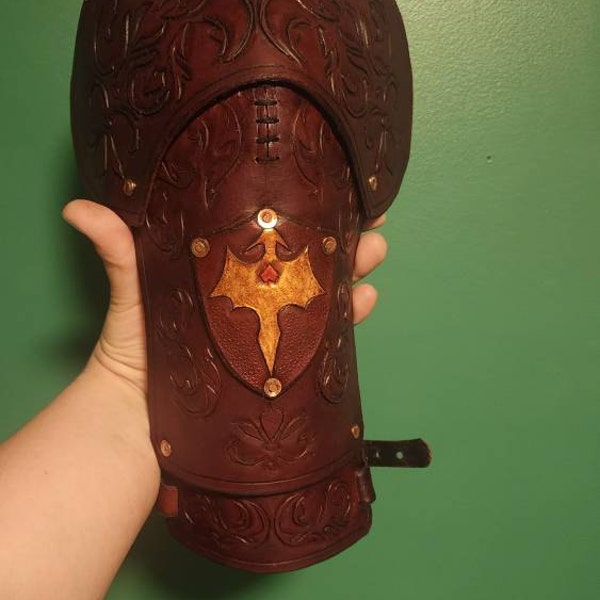 Leather Pattern for Fantasy Knight Armor | DIY Leathercrafting Template ...