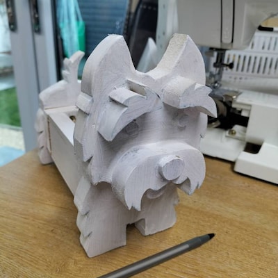 Cockapoo Planter, Jig Saw Pattern, Garden Ornament, Wooden Pet, Planter ...