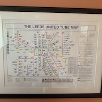 The Arsenal Tube Map - Etsy UK